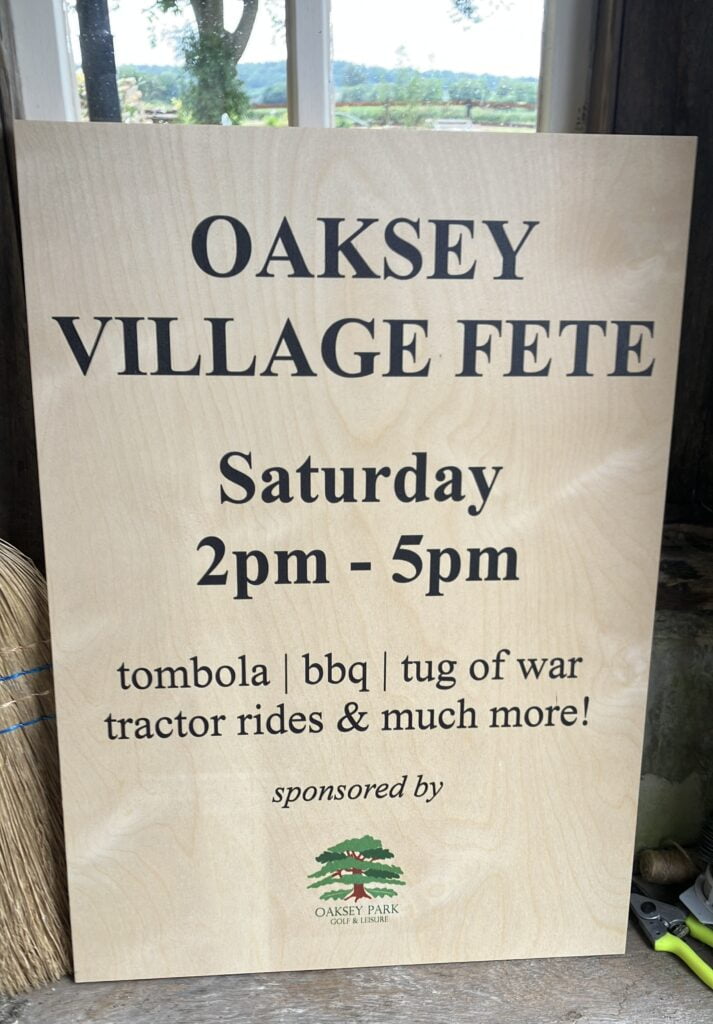 Fete | 29 June 2024 - Oaksey Village Hall